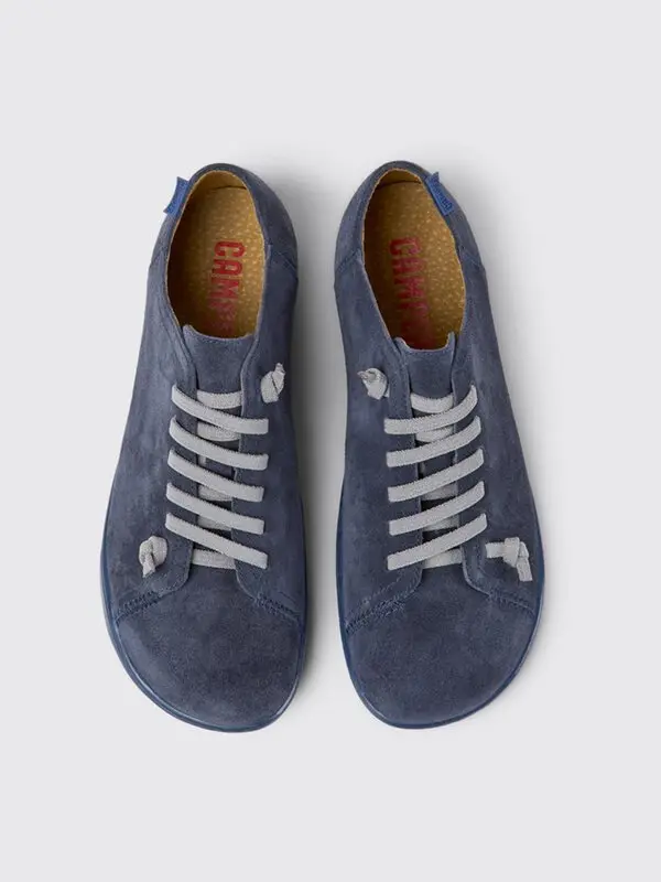 Camper Peu Suede Lace-up Sneakers - Blue