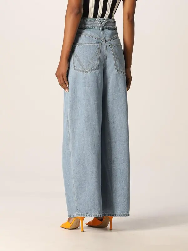 Bottega Veneta Wide Leg Jeans