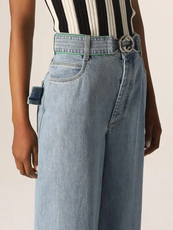 Bottega Veneta Wide Leg Jeans
