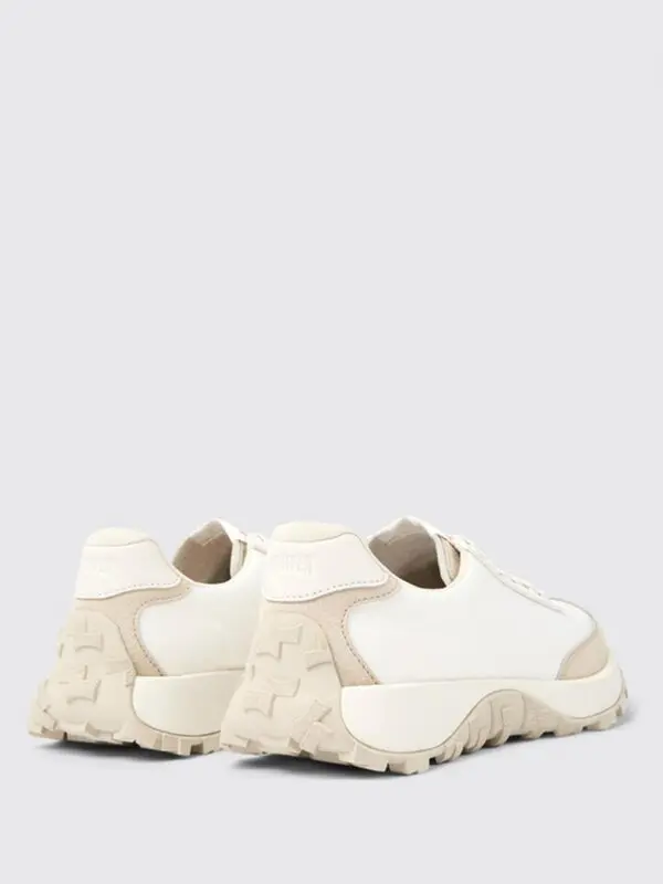 Camper Drift Trail Sneakers In Leather And Recycled Fabric - White
