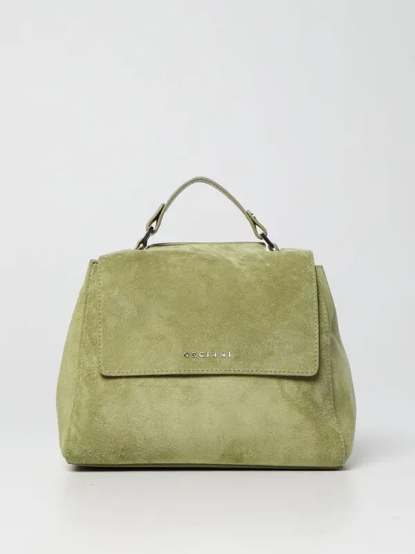 ORTIGNI Sveva Naif Suede Bag