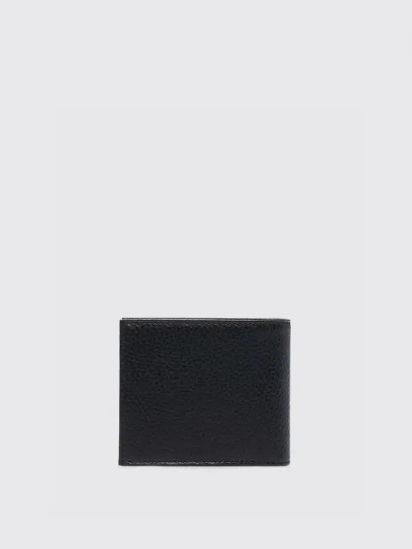 Emporio Armani Wallet In Grained Leather - Black