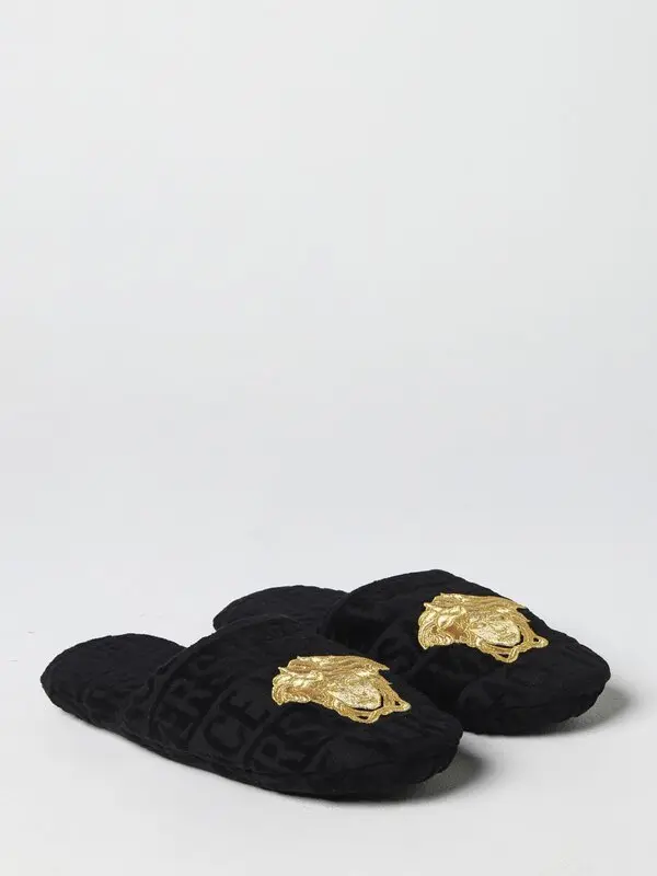 Versace Medusa Terry Cotton Slippers