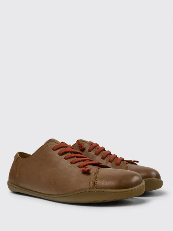 Camper Peu Rambla Sneakers In Calfskin - Brown