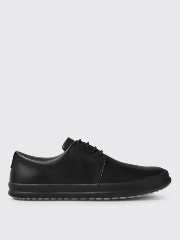 Camper Chasis Calfskin Derby Shoes - Black