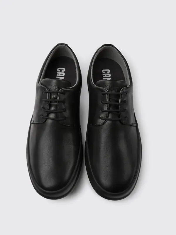 Camper Chasis Calfskin Derby Shoes - Black