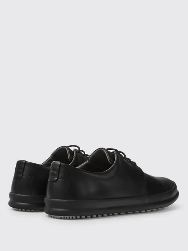 Camper Chasis Calfskin Derby Shoes - Black