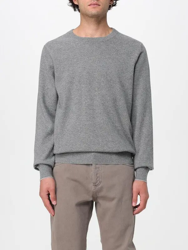 Brunello Cucinelli Crew Neck Pullover - Grey