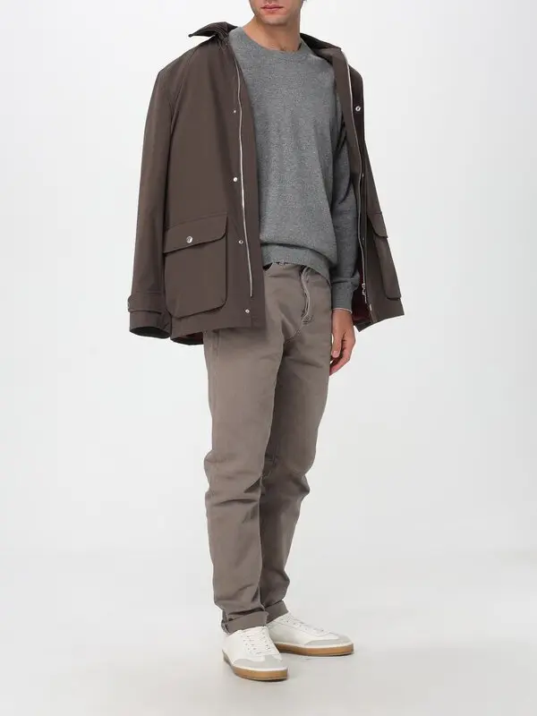 Brunello Cucinelli Crew Neck Pullover - Grey