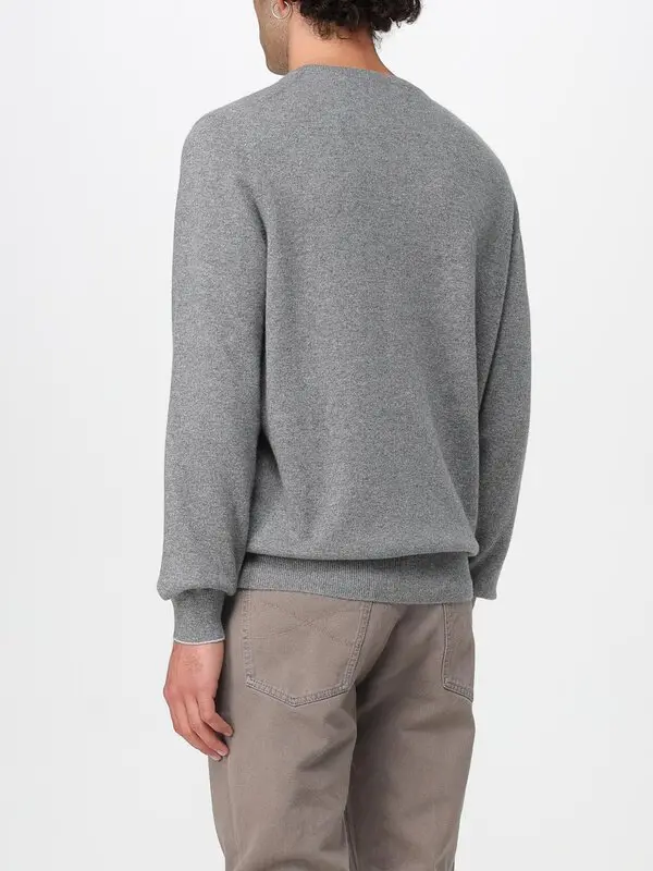 Brunello Cucinelli Crew Neck Pullover - Grey