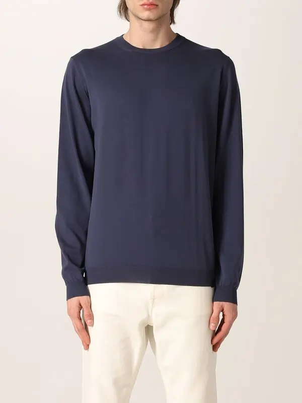 FAY Crew Neck Long Sleeve Sweater - Multicolor