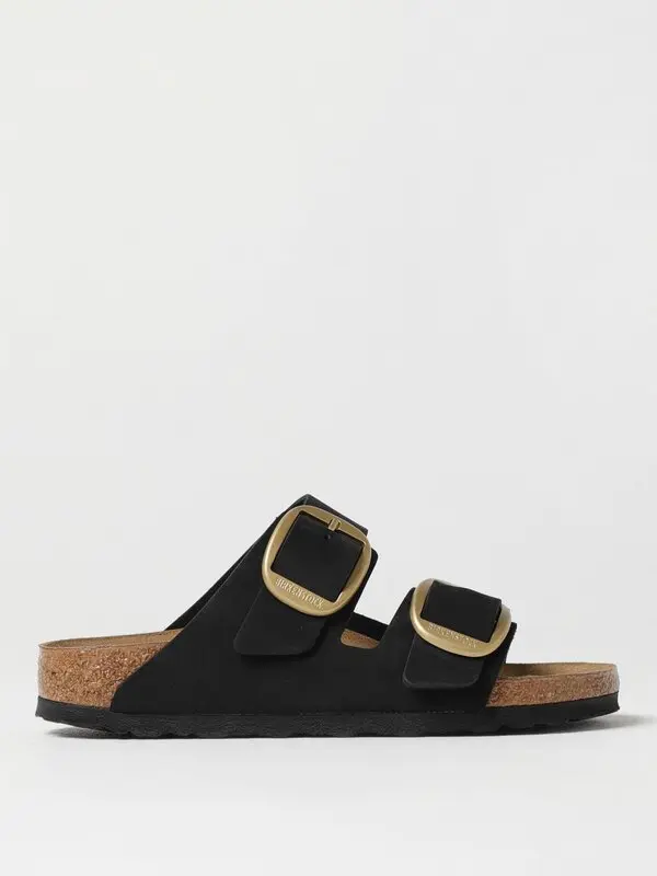 BIRKENSTOCK Heeled Sandals With Buckle Detail - Black