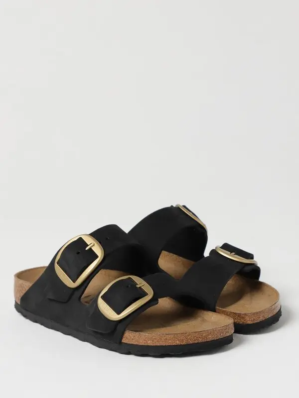 BIRKENSTOCK Heeled Sandals With Buckle Detail - Black