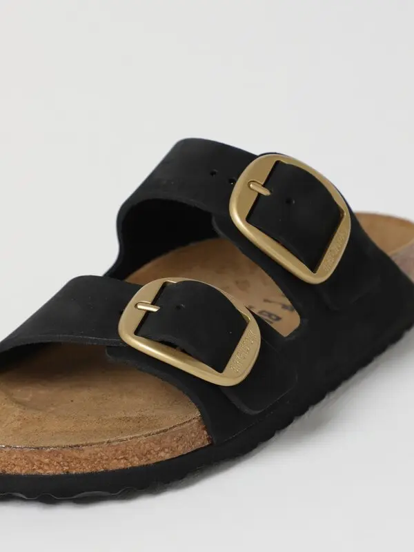 BIRKENSTOCK Heeled Sandals With Buckle Detail - Black