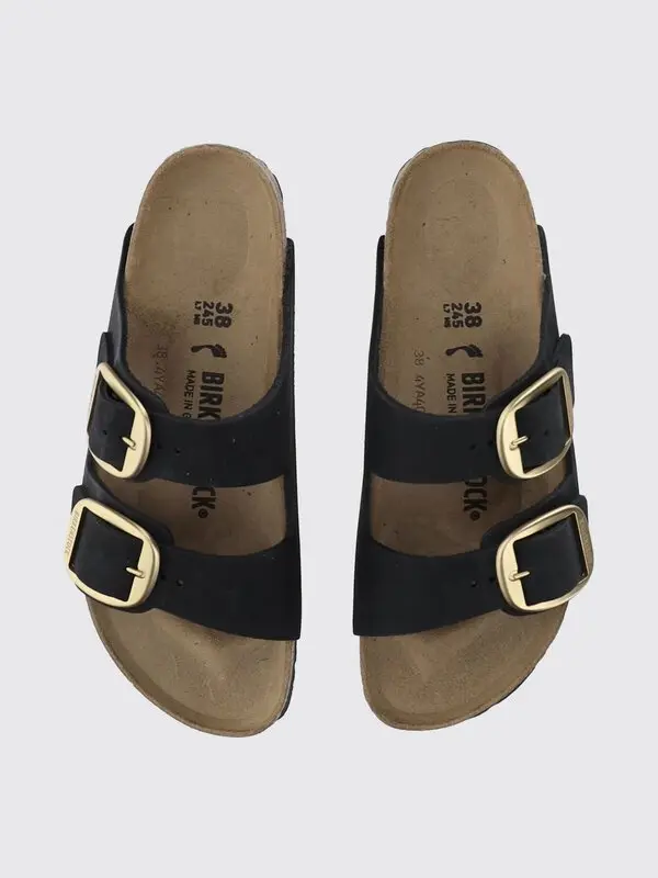 BIRKENSTOCK Heeled Sandals With Buckle Detail - Black