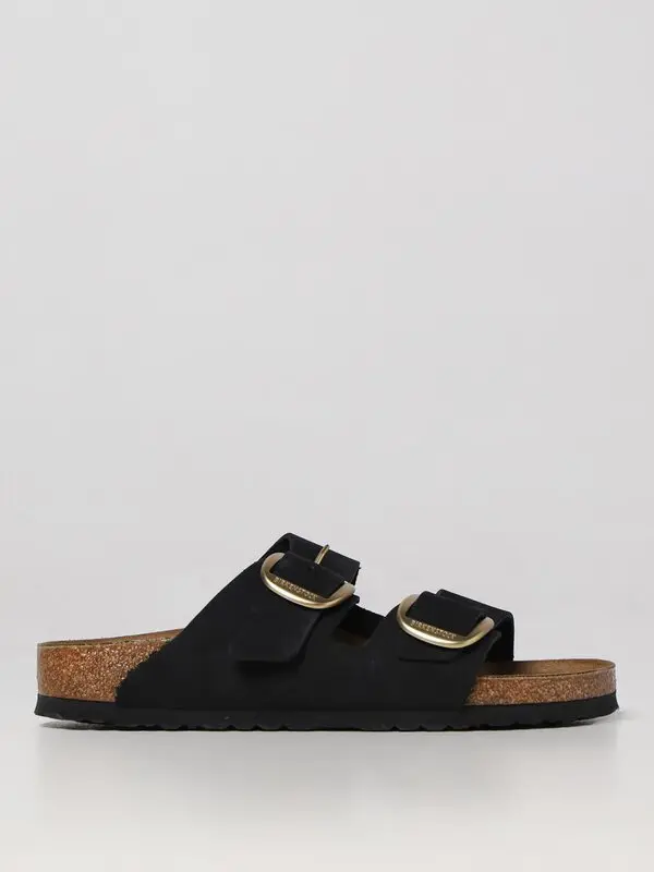 BIRKENSTOCK Heeled Sandals With Buckle Detail - Black