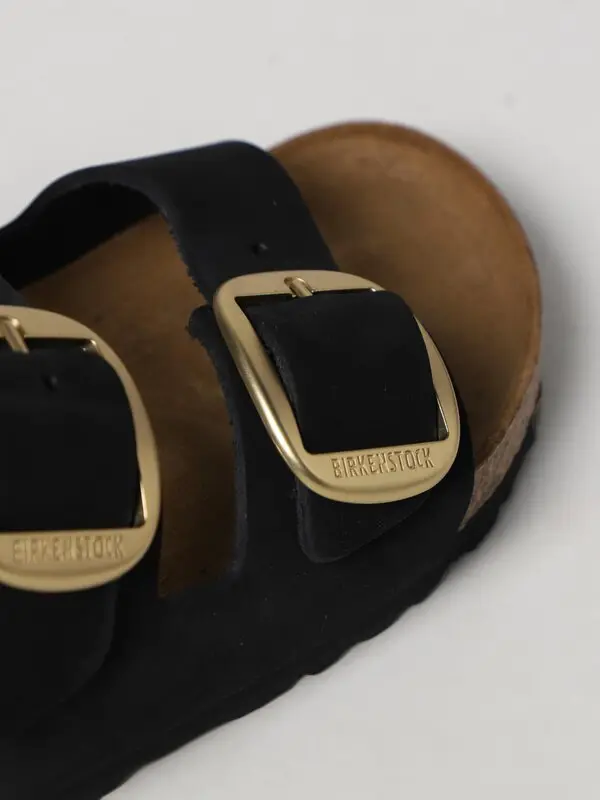 BIRKENSTOCK Heeled Sandals With Buckle Detail - Black