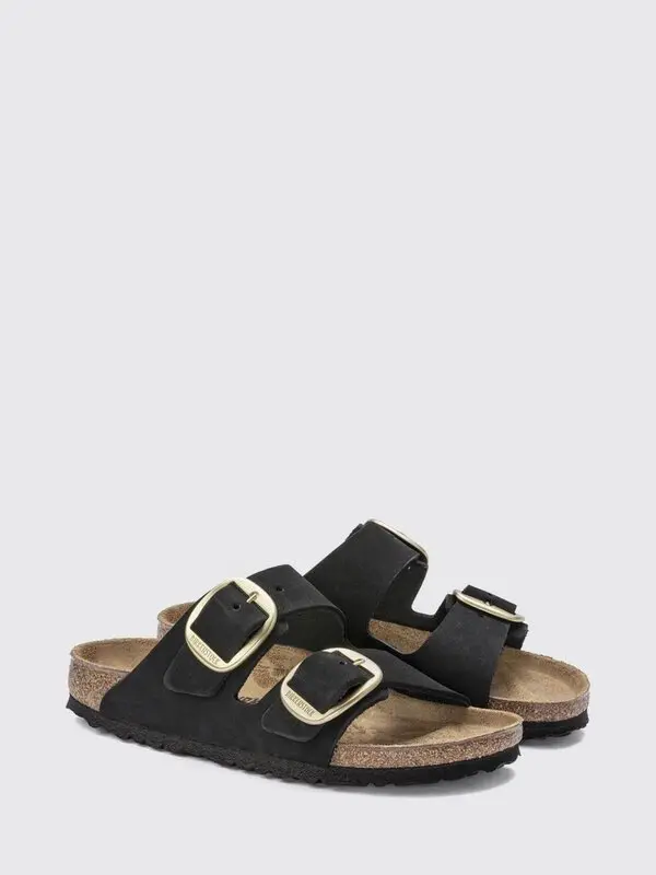 BIRKENSTOCK Heeled Sandals With Buckle Detail - Black