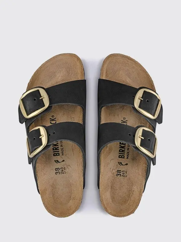 BIRKENSTOCK Heeled Sandals With Buckle Detail - Black