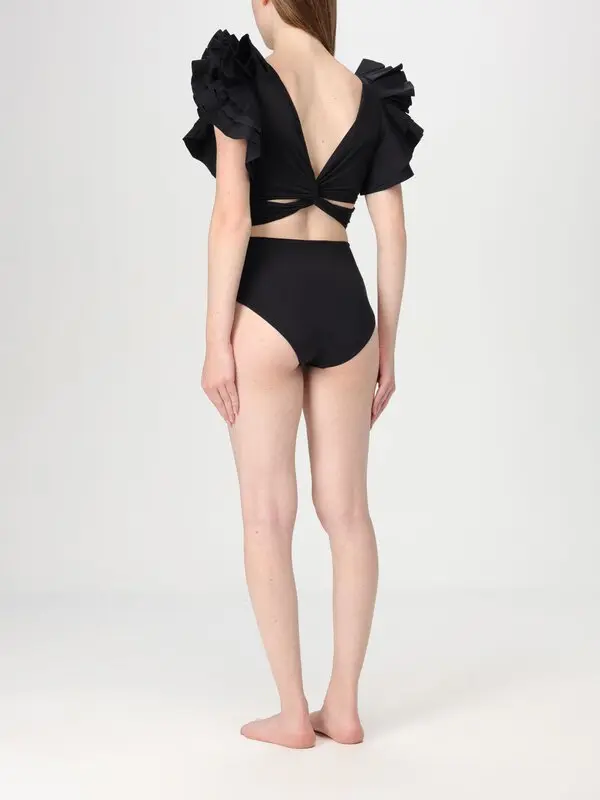 MAYGEL CORONEL Ruffled Swimsuit - Black