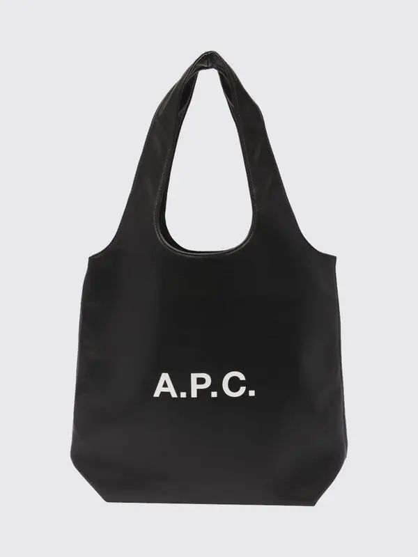 A.p.c. Leather Shoulder Bag - Black