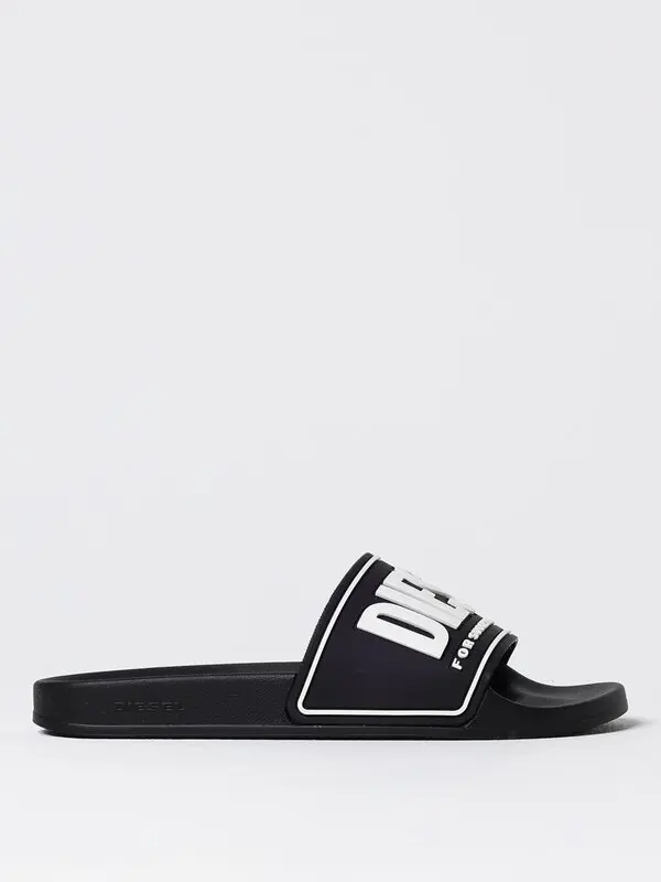 DIESEL® Sa-mayemi Cc Rubber Sliders With Logo