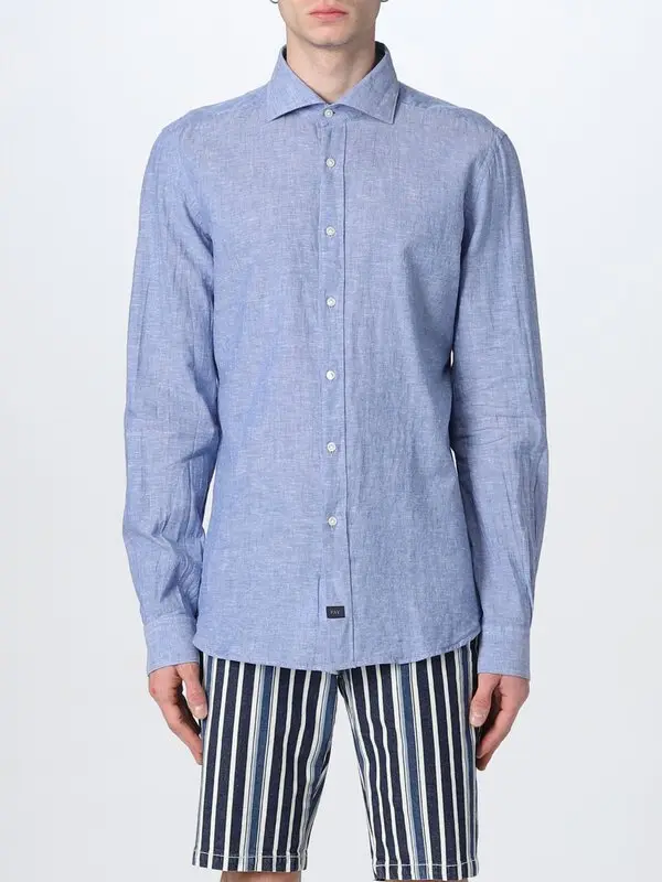 FAY Shirt - Gnawed Blue