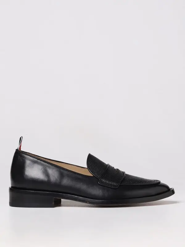 Thom Browne Leather Moccasins - Black