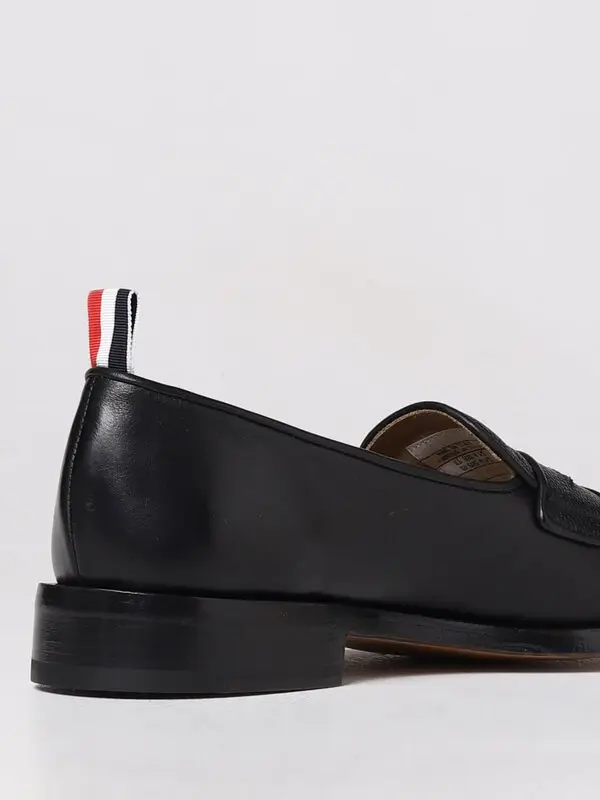 Thom Browne Leather Moccasins - Black