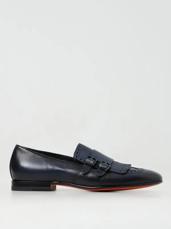 Santoni Brogue Shoes - Blue