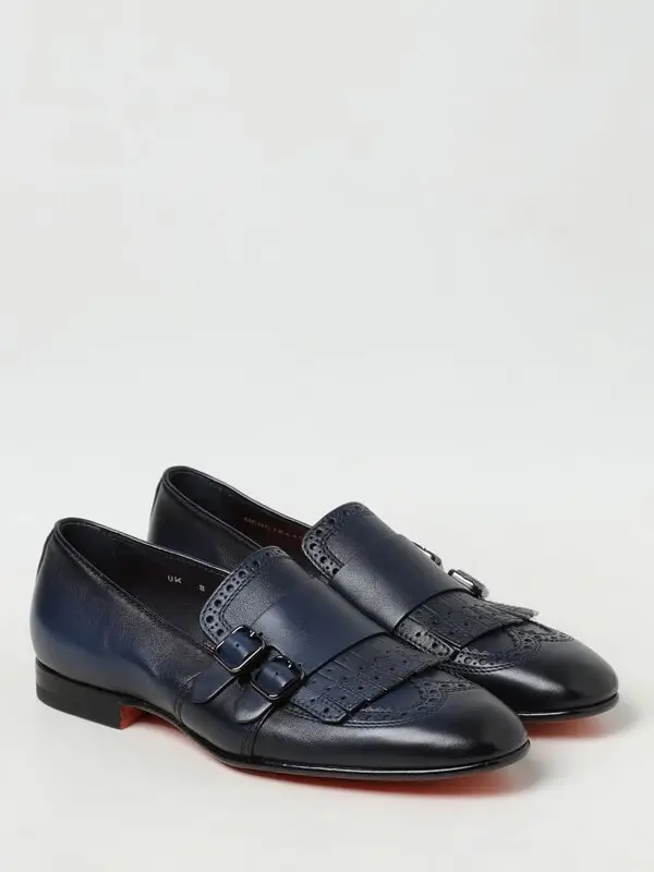 Santoni Brogue Shoes - Blue