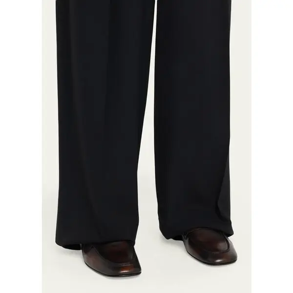 Dries Van Noten Leather Penny Loafers