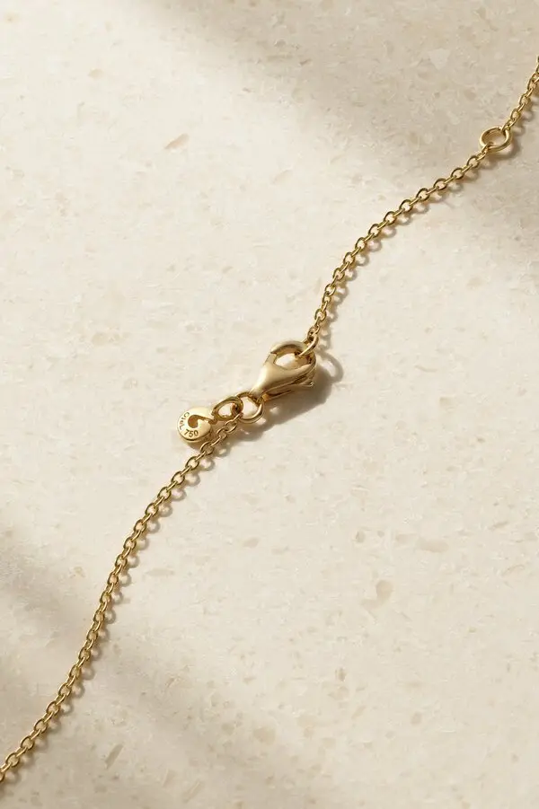 OLE LYNGGAARD COPENHAGEN Acorn Rose Quartz Necklace