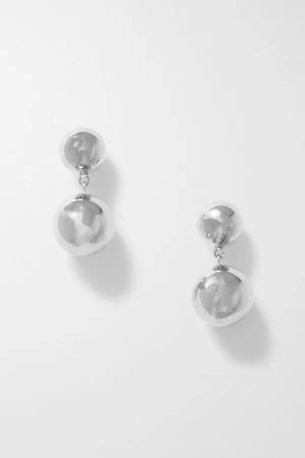 Lié Studio The Caroline Dangle Earrings - Silver