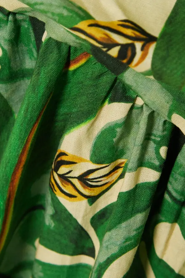 farm rio green banana linen mini dress Farm Rio Printed Mini Dress w/ Tags - Green Dresses, Clothing - WFARM35731