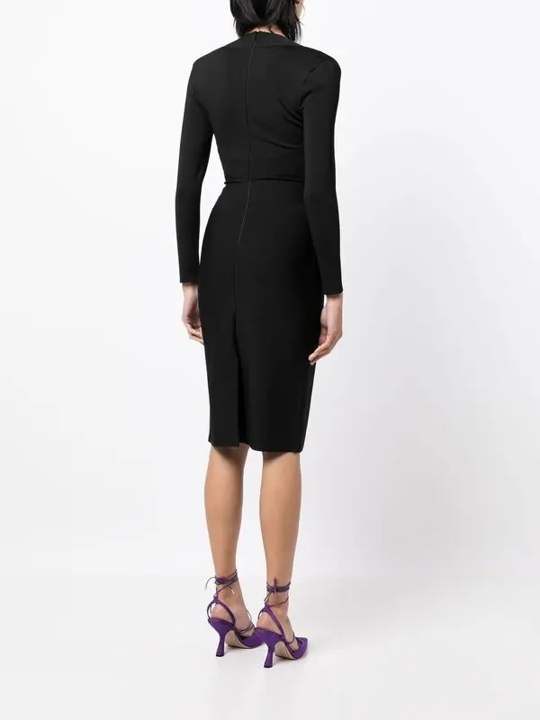 HERVE L. LEROUX Long-sleeve Dress