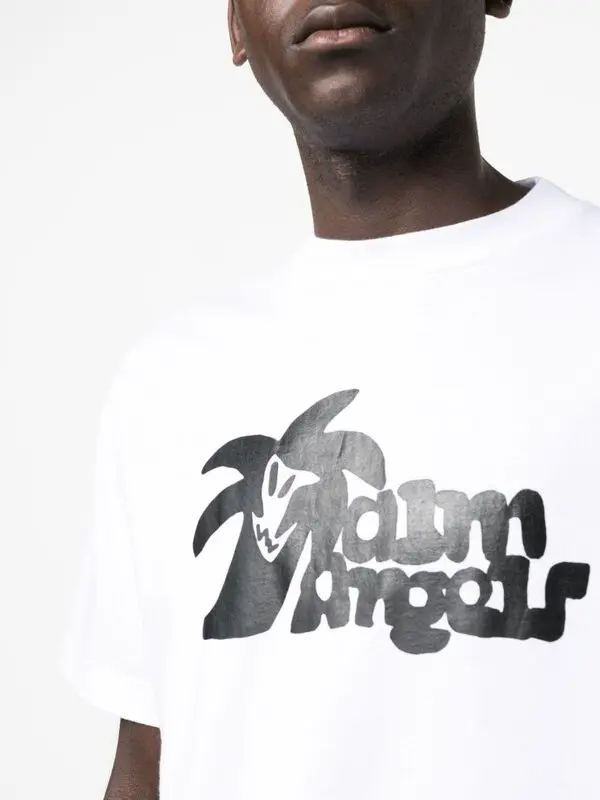 Palm Angels Hunter Logo-print Cotton T-shirt