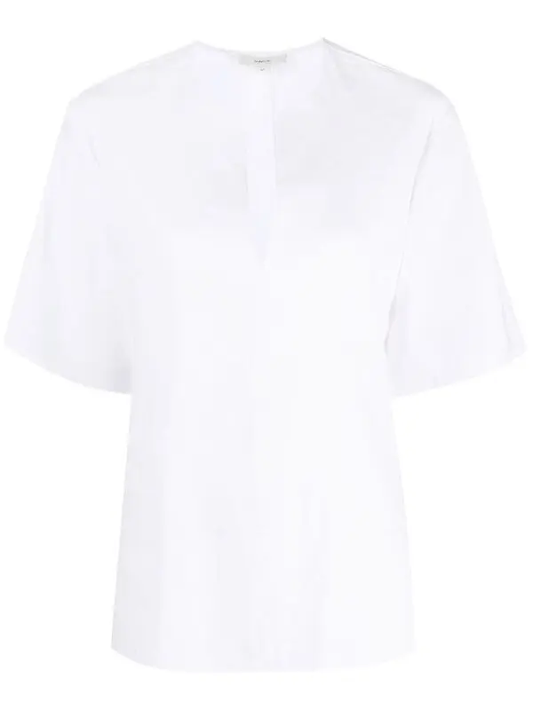 Vince Split-neck Blouse