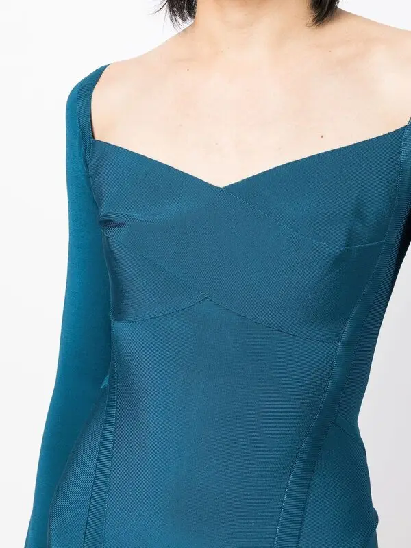 HERVE L. LEROUX Bandage Pencil Dress