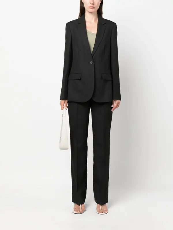 Calvin Klein Single-breasted Tailored Blazer - Black