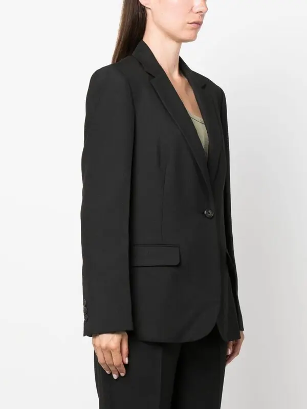 Calvin Klein Single-breasted Tailored Blazer - Black