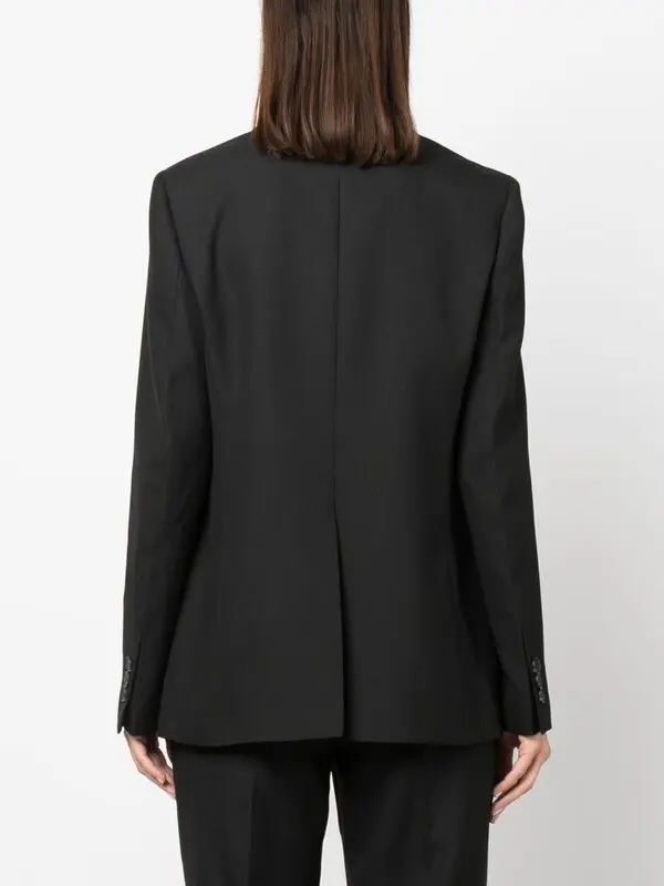 Calvin Klein Single-breasted Tailored Blazer - Black