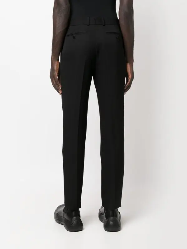 Alexander McQueen Satin-trimmed Tailored Trousers