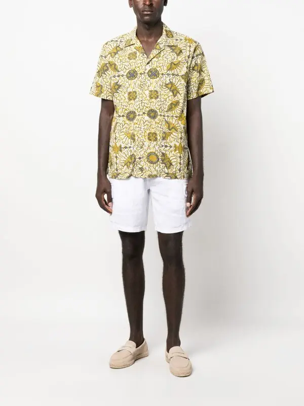 Vilebrequin Logo-patch Linen Shorts