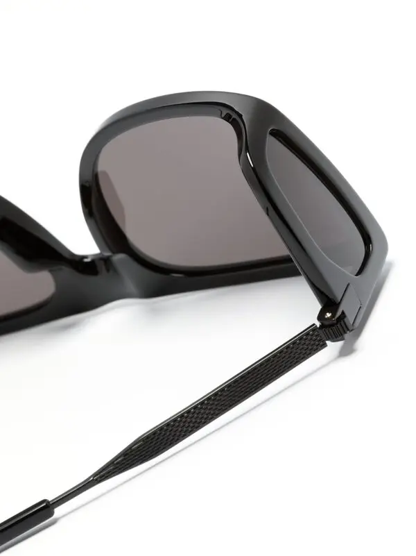 Dunhill Side-flap Square-frame Sunglasses
