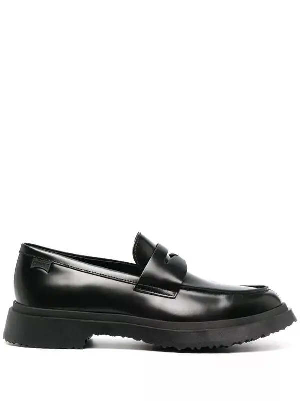 Camper Walden Leather Loafers - Black