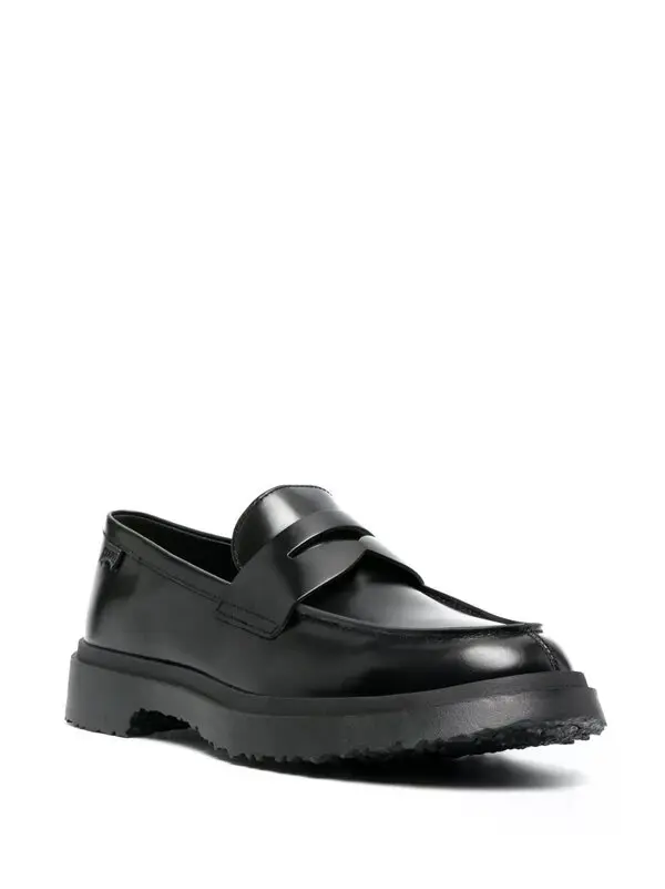 Camper Walden Leather Loafers - Black