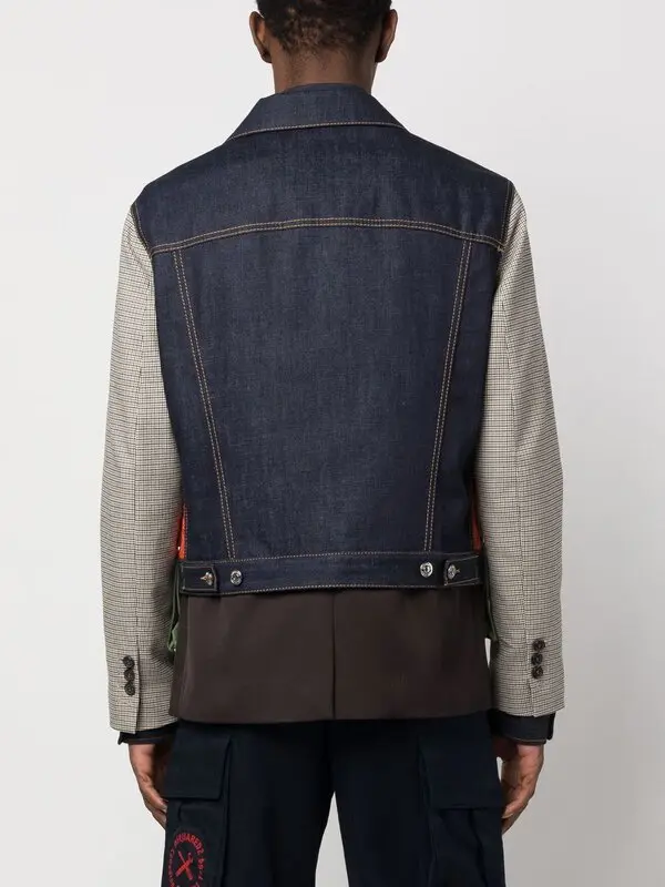 Dsquared2 Patchwork Cotton Jacket