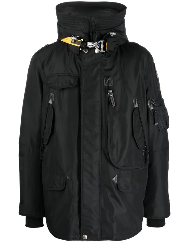 PARAJUMPERS Military Hooded Jacket - Black