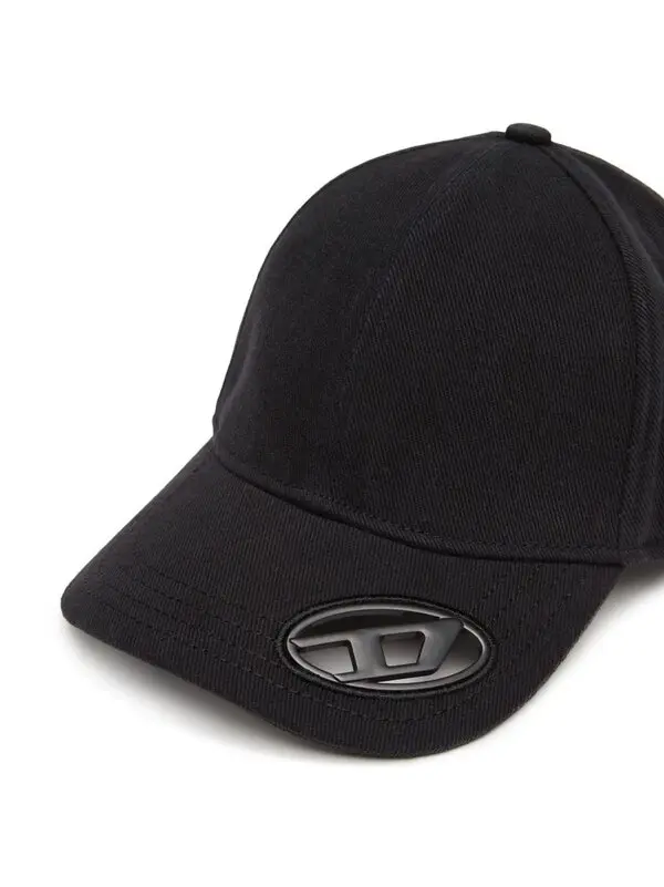 DIESEL® C-plak Baseball Cap - Black